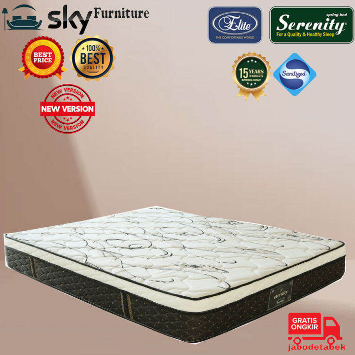 Hanya Kasur Serenity Springbed ( Eternity ) by Elite Springbed | Lazada ...