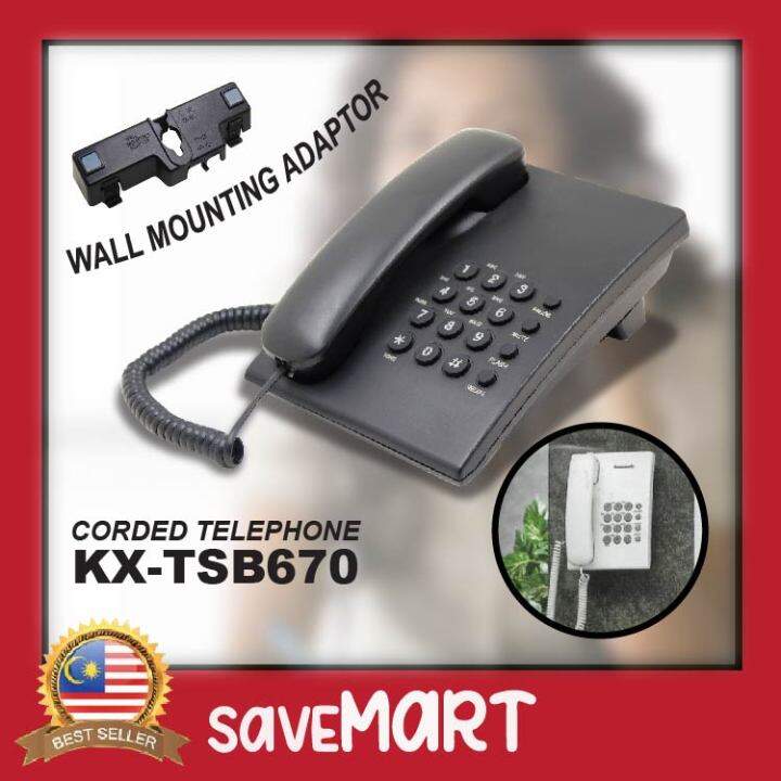 Corded Telephone for Home Office Single Line Wall Mountable Phone ...