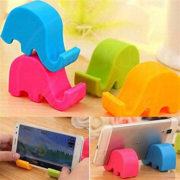 Mini Elephant Holder Cute Elephant Phone Stand Portable Tablet ...