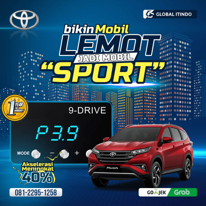 9 Drive Toyota All New Rush Piggyback Throttle Controller ECU Remap ...