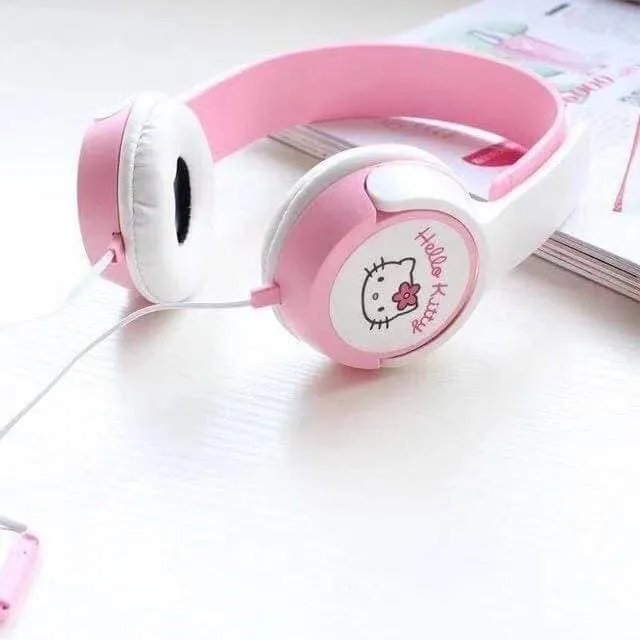 Fashionable Girly Hello kitty Headphone Headset | Lazada PH