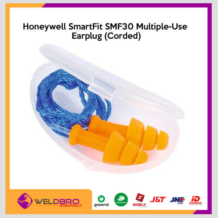 Honeywell SmartFit SMF30 Multiple-Use Earplug (Corded) Howard Leight ...