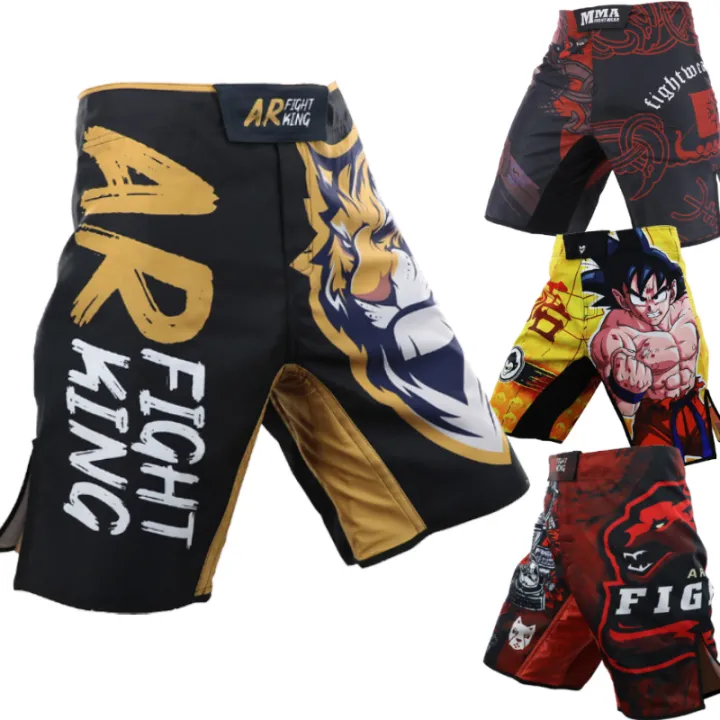 High Quality MMA Fighting Sports Goku Shorts UFC Mixed Martial Arts ...