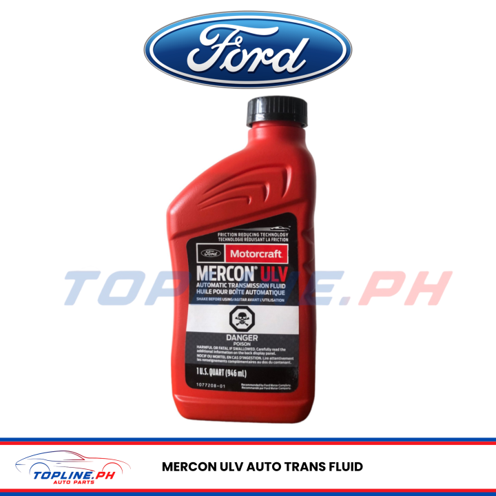 Mercon ULV Ford Motorcraft Automatic Transmission Fluid (946ml) | Lazada PH