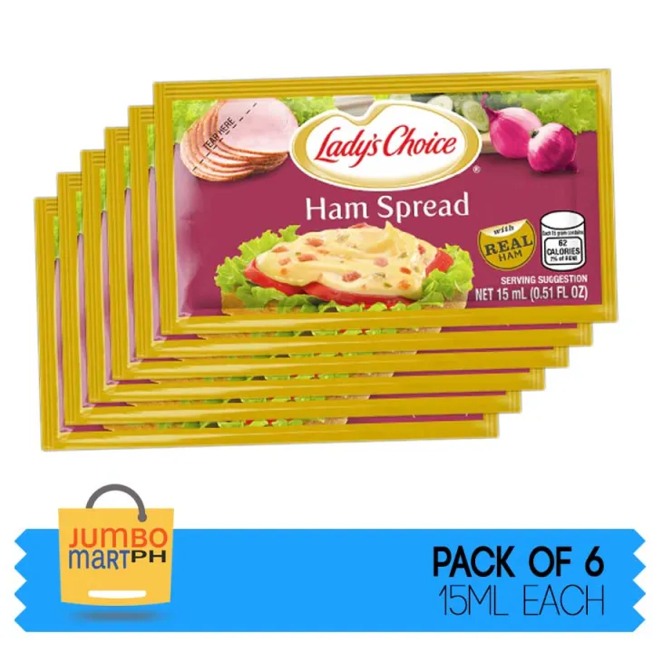 LADY'S CHOICE HAM SPREAD SULIT PACK 27ML / PACK OF 6 | Lazada PH