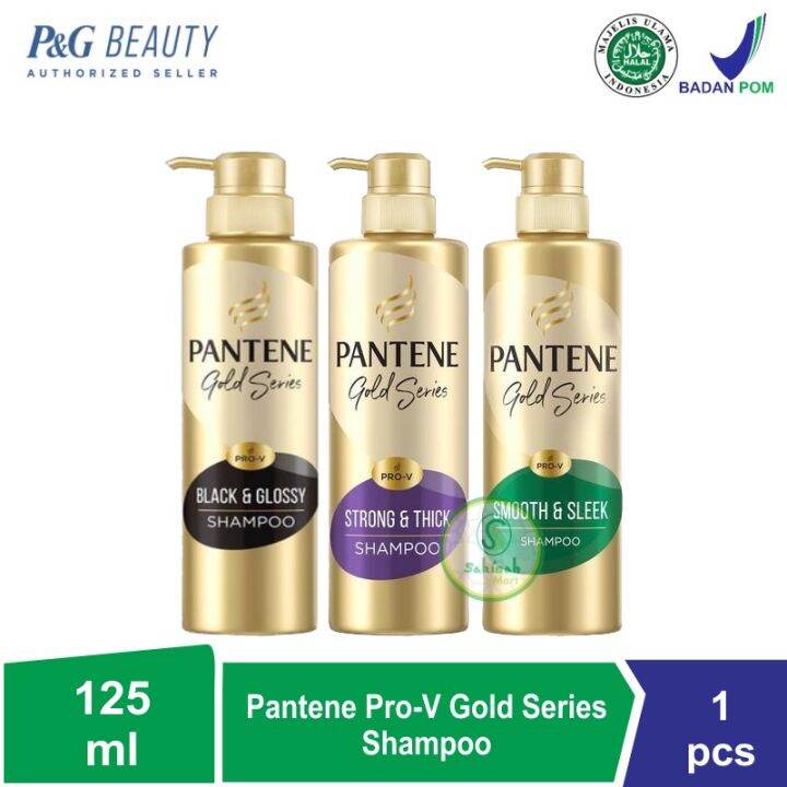 Pantene Pro-V Gold Series Shampoo - Perawatan Rambut 125ml | Lazada ...