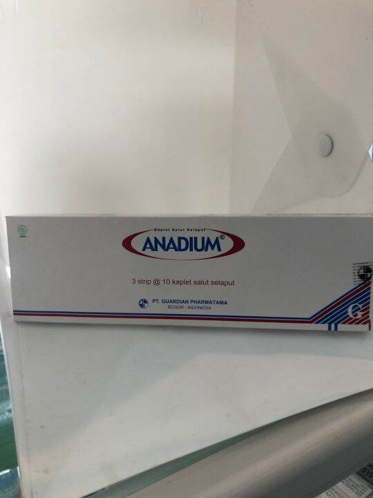 Anadium 1 Box 3 Strip 30 Tablet | Lazada Indonesia