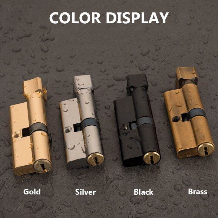 Indoor Room Door Lock Lock Core Size 70 Bedroom Room Door Lock Copper ...