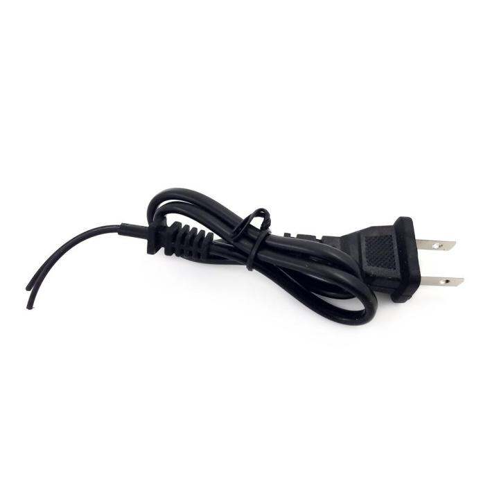 12V/24V Short DC Power Cable, US 2 Flat Parallel Pins Plug DC 50cm ...