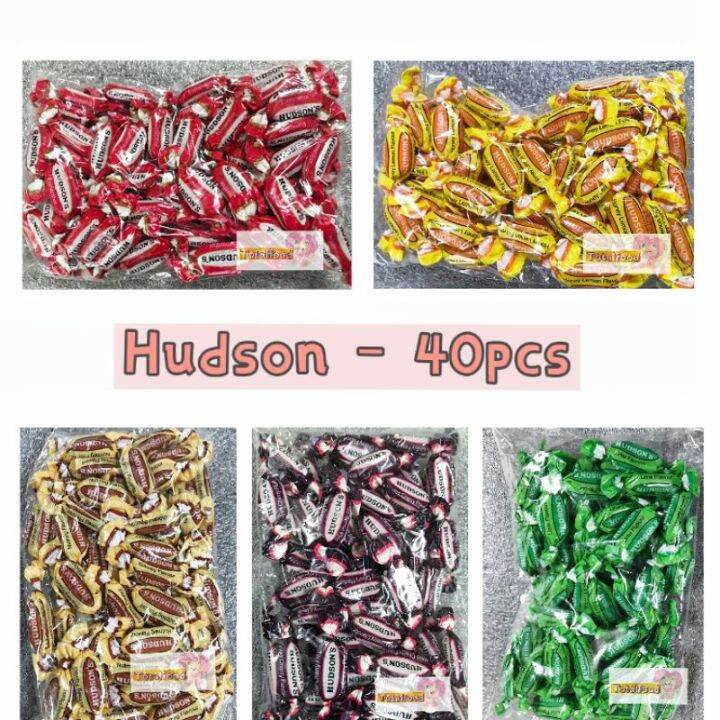 40pcs Hudsons Candy [Classic /Honey Lemon /Lime /Wild Cherry / Nutmeg ...