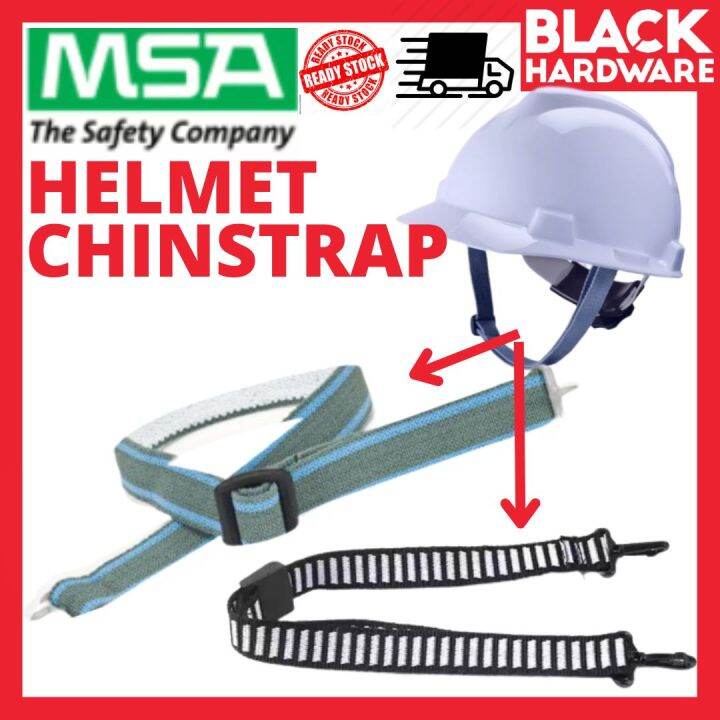 BLACK HARDWARE MSA Proguard Tanizawa Chin Strap Topi Tali V Gard Safety ...