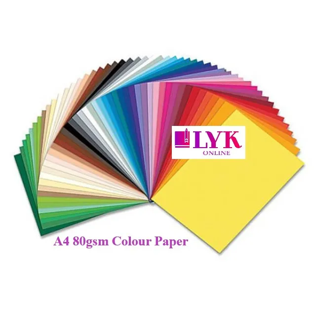 A4 COLOUR PAPER 80GSM MIXED COLOUR 100 SHEET | Lazada