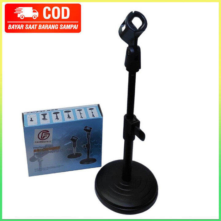 STAND Stand Mic meja A203 tripod mic bahan besi | Lazada Indonesia