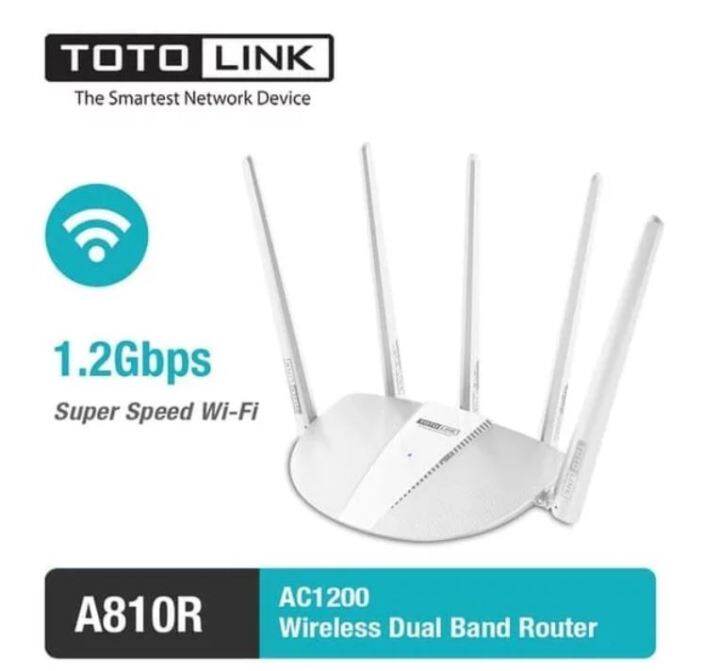 TOTOLINK A810R - AC1200 Wireless Dual Band Gigabit Router | Lazada ...