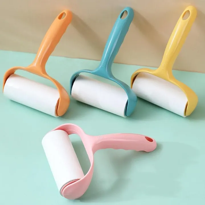 【CW】 Tearable Roll Paper Sticky Lint Rollers Dust Pet Hair Clothes ...
