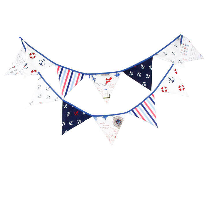 JOYMEMO Kids Pirate Theme Pennant Banner Birthday Decorations Pirate ...