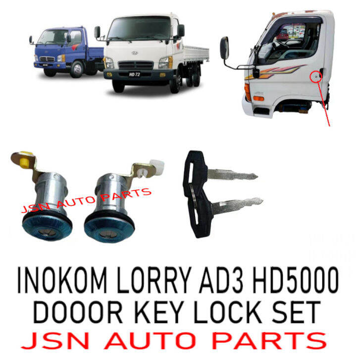 J01S21 DOOR KEY LOCK INOKOM LORRY AD3 HD5000 | Lazada