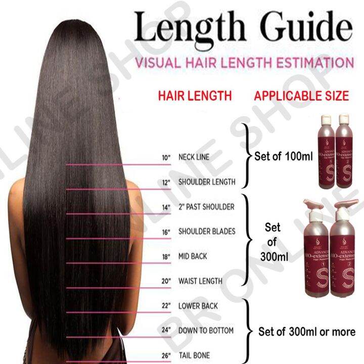 hair grower Solo Pack Authentic Bio Extenso Hair Rebonding Set | Lazada PH