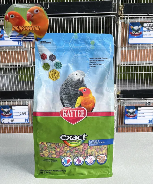 Kaytee exact Rainbow Parrot and Conure Food (4lb) | Lazada PH
