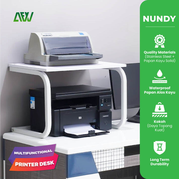 Printer Desk / Meja Printer Susun Multifungsi AFW PR01 NUNDY | Lazada ...