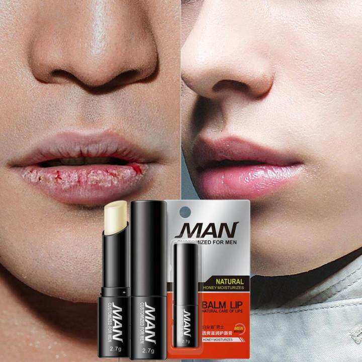 GL.Mens Lip Balm Moisturizing Hydration Lighten Lip Lines Anti-dry Lip ...