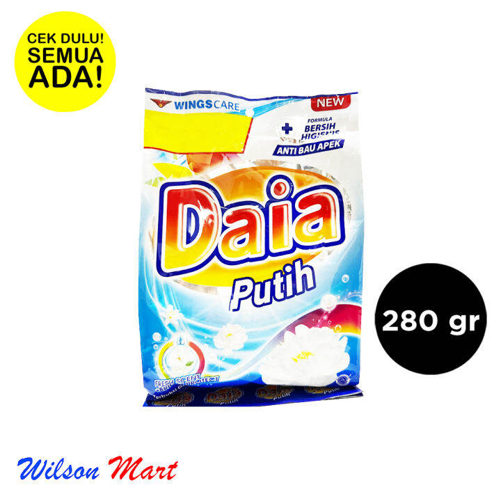 DAIA PUTIH FRESH SCENT 280 GRAM DETERJEN DETERGENT | Lazada Indonesia