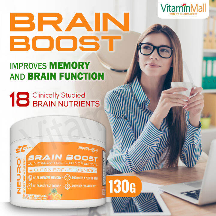 [Ship from Singapore] EC Sports Neuro+ Brain Boost - Suplemen Otak ...
