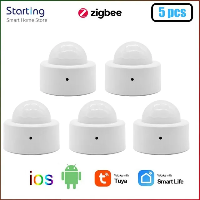 10PCS Zigbee 3.0 Motion Sensor Tuya Smart Home Human Body Sensor ...