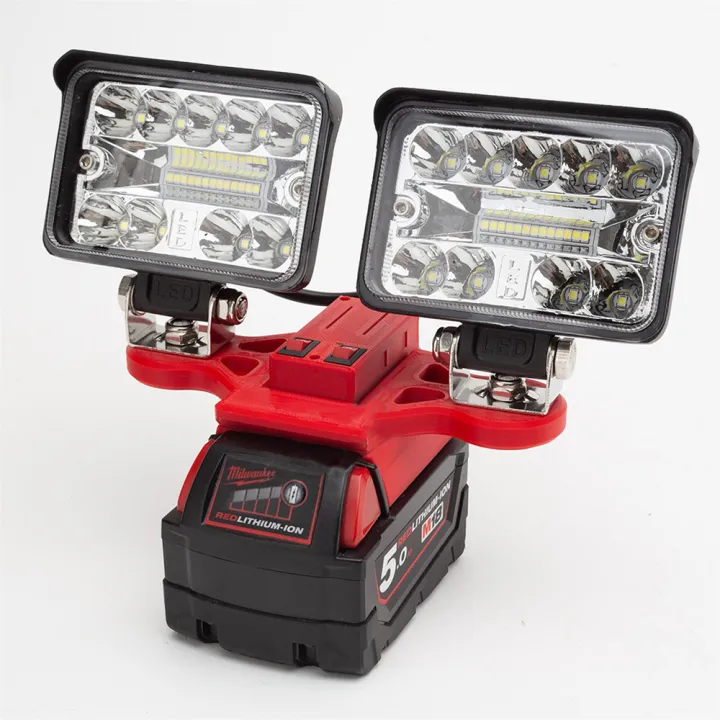 Cordless Spotlight Worklight Lamp LED Work Light For Milwaukee 20V MAX ...
