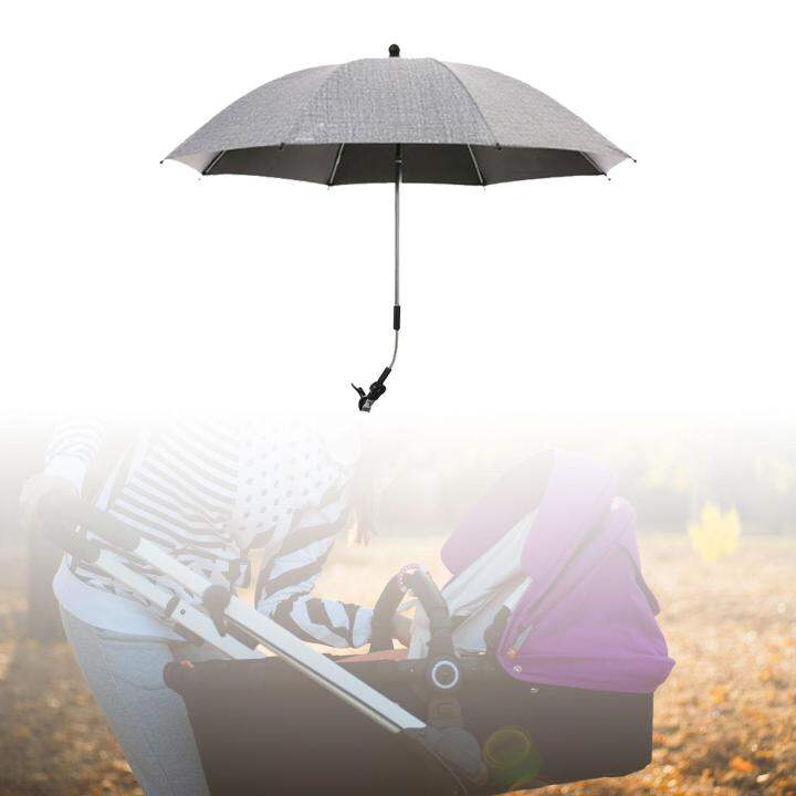 Pelune Baby Pram Umbrella with Clamp Traveling Summer Outdoor Stroller ...