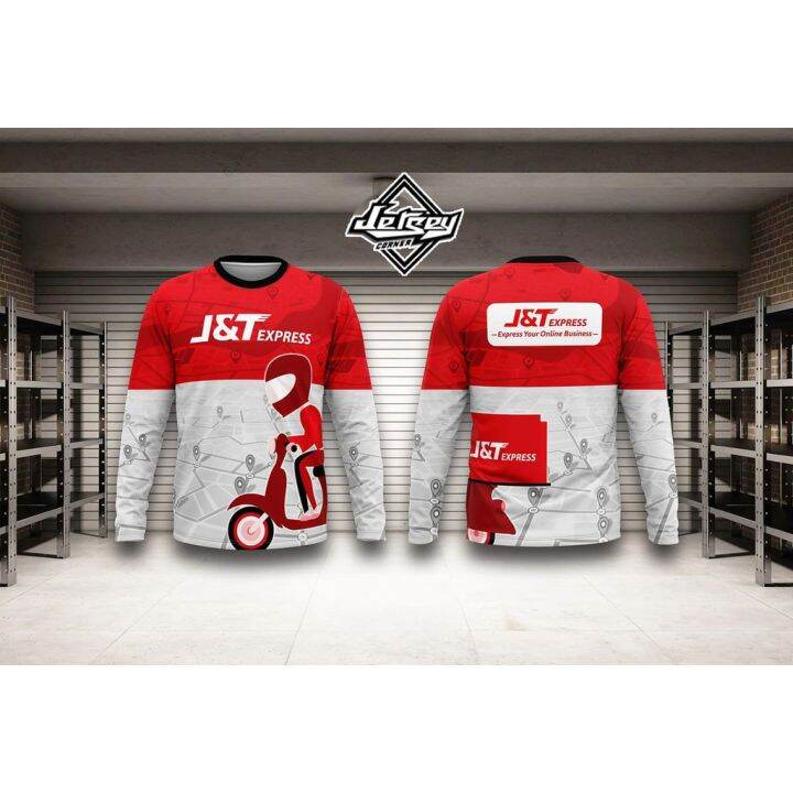Jersey Corner J&T EXPRESS Motorcycle Riders Full Sublimation Long ...