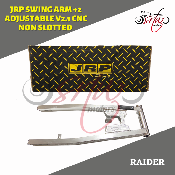 SRTW JRP Swing Arm +2 Adjustable V2.1 CNC Non Slotted WAVE/XRM/RAIDER ...