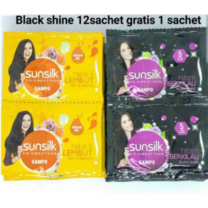 SUNSILK Shampo Sachet 10ml Renceng 10ml x 12 pcs | Lazada Indonesia