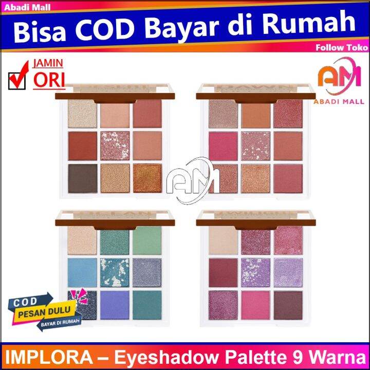 Implora NEW Eyeshadow Palette 9 Warna Eyeshadow Untuk Memperindah ...