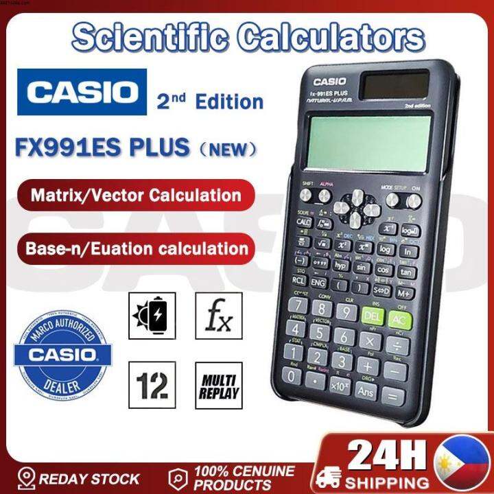 Fast shipping ⚘Original Casio Scientific Calculator Fx 991es Plus 2nd Edition Function Solar ...