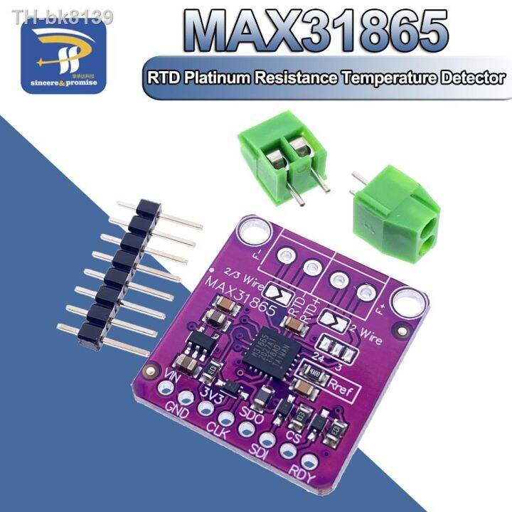 MAX31865 PT100 to PT1000 RTD-to-Digital Converter Board Temperature Thermocouple Sensor ...