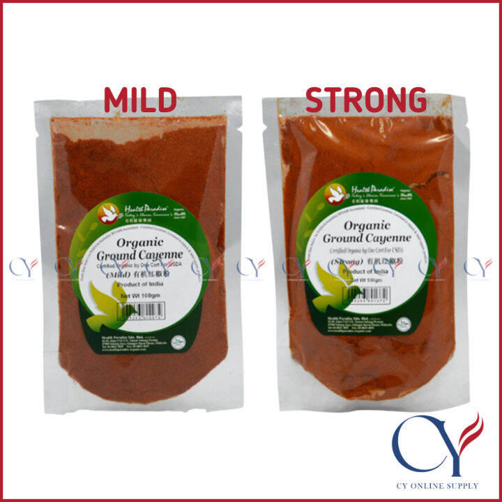 【Health Paradise】Organic Cayenne Pepper Powder 100g | Lazada