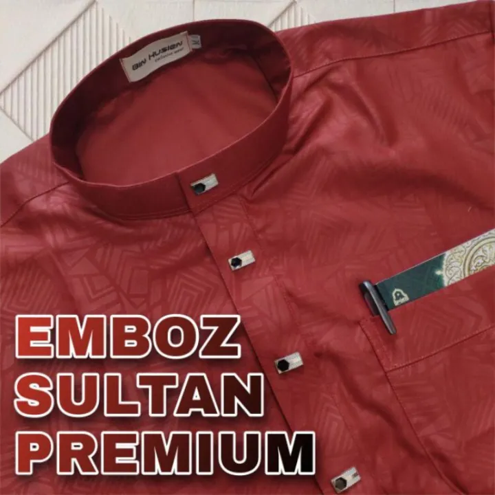 baju koko melayu embos sultan premium | Lazada Indonesia