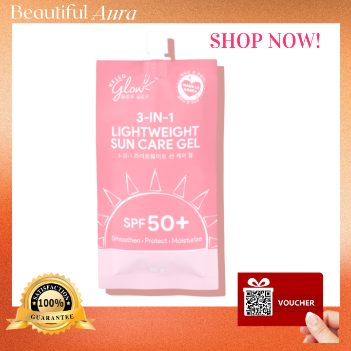 Hello Glow 3-in-1 Lightweight Suncare Gel 50g SPF50 Hello Glow ... Hello Glow 3-in-1 Lightweight Suncare Gel 50g SPF50 Hello Glow ...