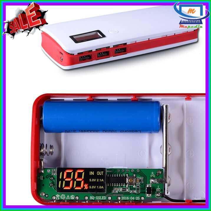 DIY Modul Mesin PCB Case Rakitan Casing 3 USB Output Powerbank Power ...