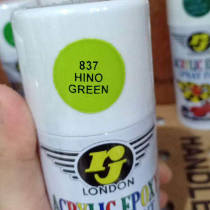 Pilok Pilox Cat Semprot RJ London Hino Green / Hijau Hino (837) Varian ...