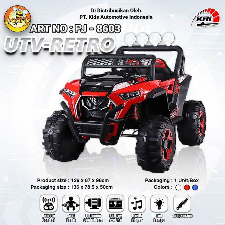 MOBIL AKI JUMBO 4 WD MODEL JEEP PJ 8603 // PACIFIC | Lazada Indonesia