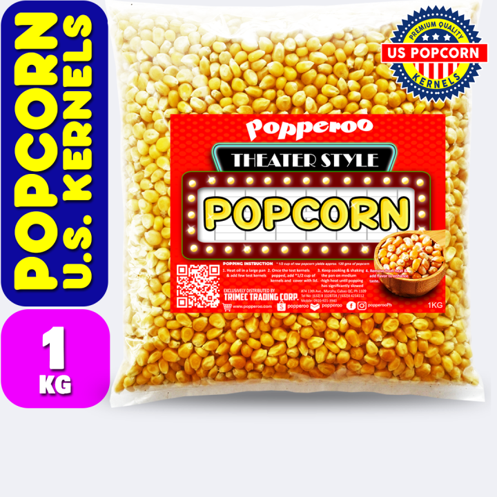 Popcorn Kernel - 1kg (🇺🇸 US Popcorn) Theater Style by POPPEROO | Lazada PH