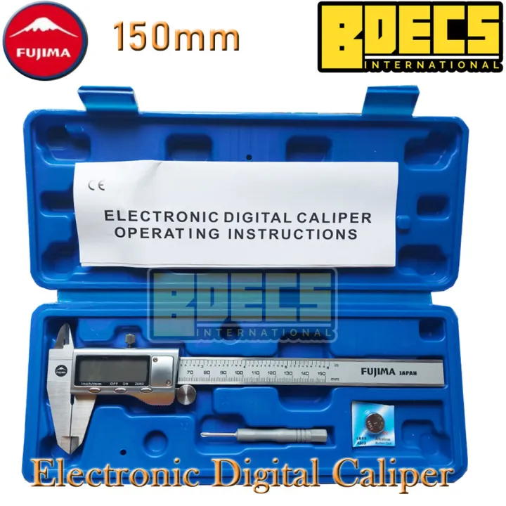 Fujima Electronic Digital Caliper 150mm (FT-DC150) BDECS | Lazada PH