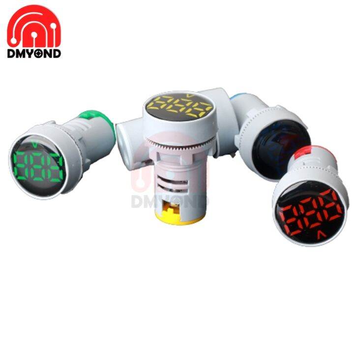 Mini Digital Voltmeter Ammeter Voltmeter 220V Indicator Voltmeter AC ...