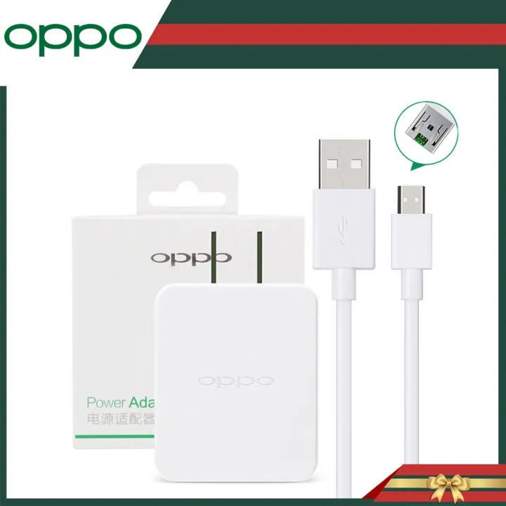 ชุดชาร์จ OPPO หัวชาร์จ 5V 2A สายชาร์จ Micro USB OPPO ชุด AK733 ชาร์จ ...