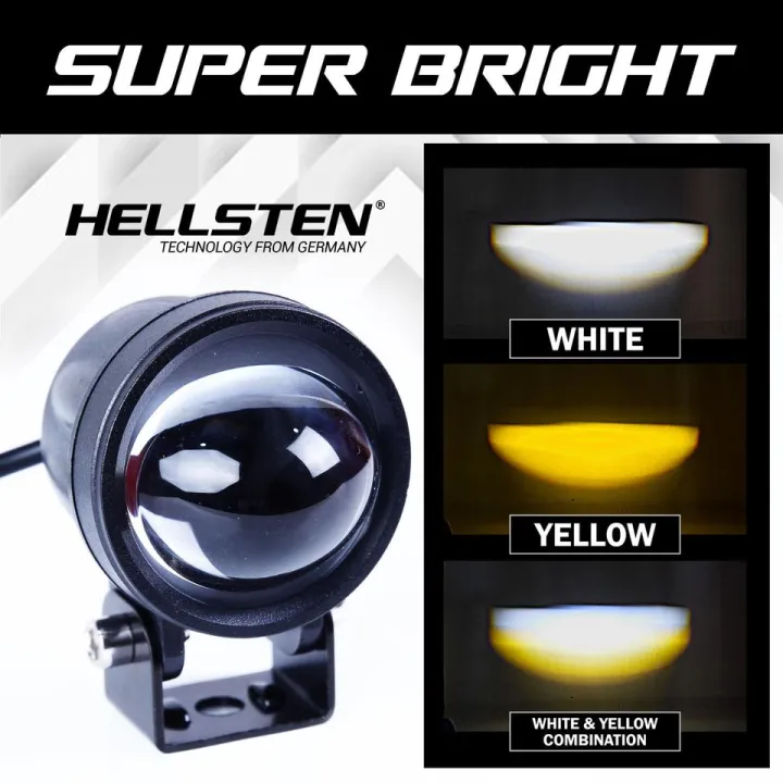 MOTORCYCLE EXTERNAL AUXILIARY LED LIGHTS (HELLSTEN M53 MODEL) | Lazada PH