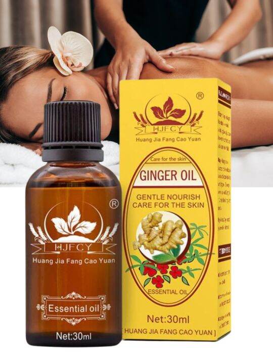 Miracle Ginger Oil Authentic 100 % Pure Natural Lymphatic Gentle ...