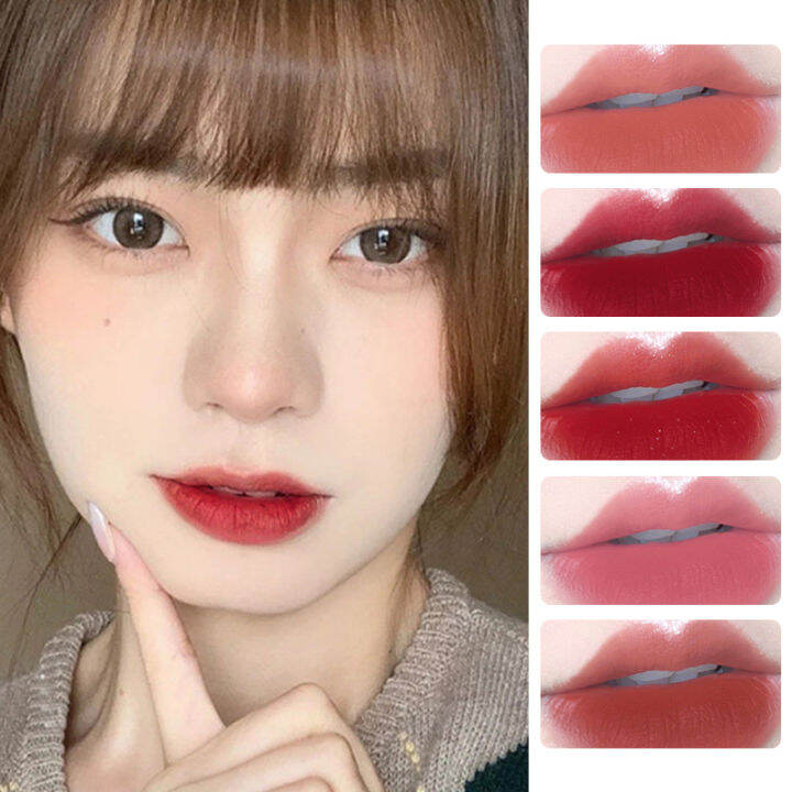 Silky Water Mist Lip Mud Matte Water Glossy Lip Glaze Light Thin Non ...