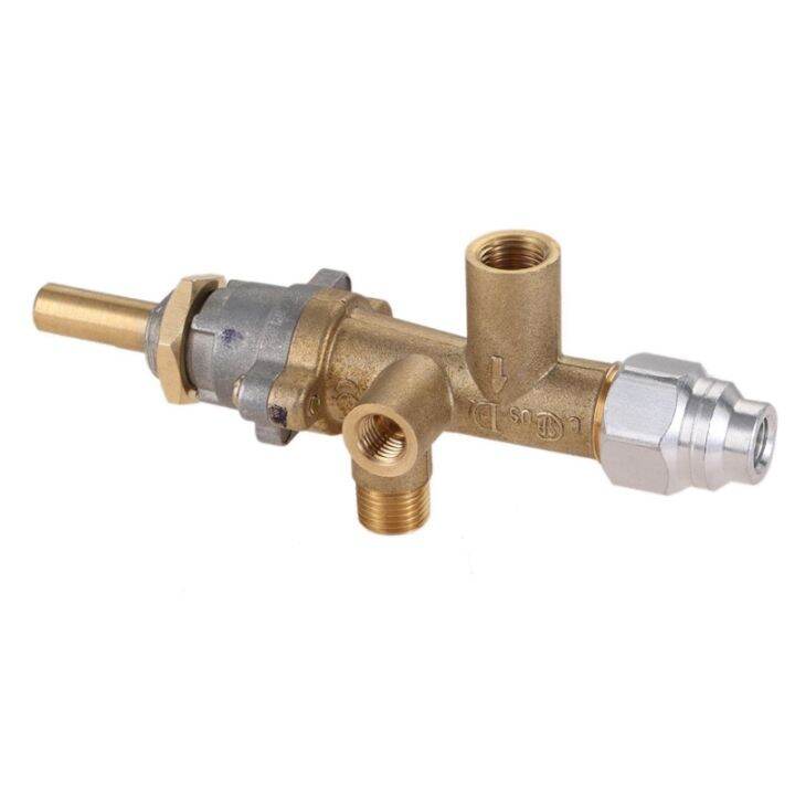 Safety Brass Patio Heater Main Control Valve With Pilot Port Fit For ...